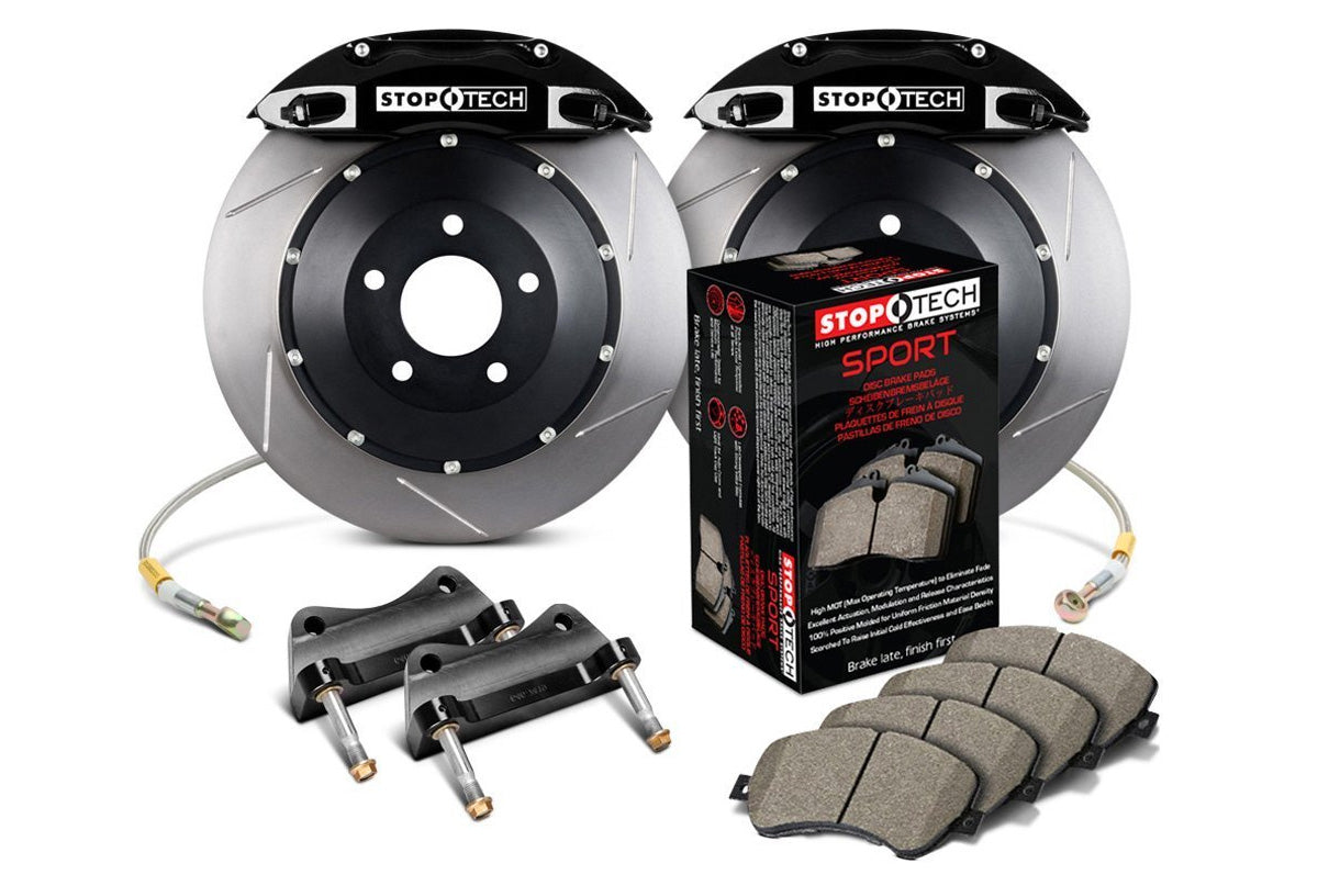 StopTech ST-40 Performance 4-Piston Front Big Brake Kit w/Slotted ...